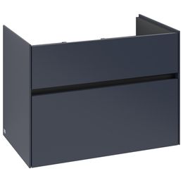 Villeroy & Boch Villeroy & Boch Waschtischunterschrank Collaro 754x546x444mm 2 Ausz. Waschbecken mittig Marine Blu C01000VQ