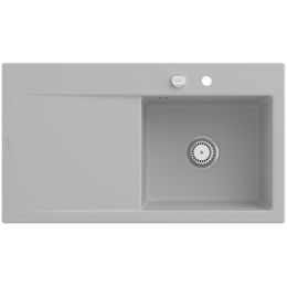 Villeroy & Boch Villeroy & Boch Einbausp&uuml;le Subway Style 50 1000x510mm Exc-Garn. IB re aus Keramik Steam cplus, 3351 335102SM