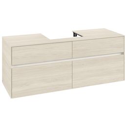 Villeroy & Boch Villeroy & Boch Waschtischunterschrank Collaro C07300 1400x548x500mm 4 Ausz. Waschtisch mittig White C07300AA