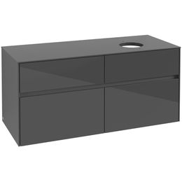 Villeroy & Boch Villeroy & Boch Waschtischunterschrank Collaro C043 1200x548x 500mm 4 Ausz. Waschbecken re Glossy Gr C04300FP