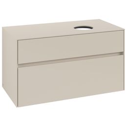 Villeroy & Boch Villeroy & Boch Waschtischunterschrank Collaro C040B0 1000x548x500mm m. Bel. 2 Ausz. Waschtisch re C C040B0VN