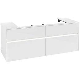 Villeroy & Boch Villeroy & Boch Waschtischunterschrank Collaro C092B0 1400x548x500mm mit Beleuchtung C092B0DH