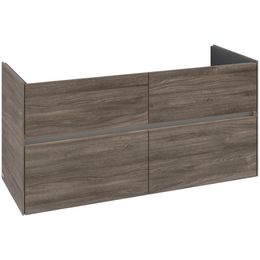 Villeroy & Boch Villeroy & Boch Waschtischunterschrank Collaro C147B0 472x609,5x1261mm mit Beleuchtung Stone Oak C147B0RK
