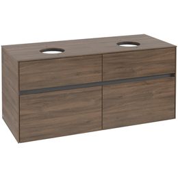 Villeroy & Boch Villeroy & Boch Waschtischunterschrank Collaro C044 1200x548x500mm 4 Ausz. f&uuml;r 2 Waschtisch Arizona C04400VH