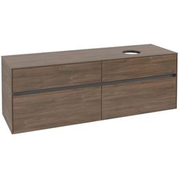Villeroy & Boch Villeroy & Boch Waschtischunterschrank Collaro C051 1600x548x 500mm 4 Ausz. Waschbecken re Arizona O C05100VH