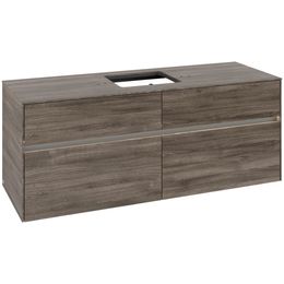 Villeroy & Boch Villeroy & Boch Waschtischunterschrank Collaro C131B0 1400x548x500mm mit Beleuchtung Stone Oak C131B0RK