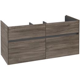 Villeroy & Boch Villeroy & Boch Collaro Waschbeckenunterschrank, 4 Ausz&uuml;ge, 1154 x 546 x 444 mm, Stone Oak C01200RK