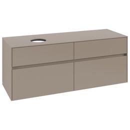 Villeroy & Boch Villeroy & Boch Waschtischunterschrank Collaro C046B0 1400x548x500mm m. Bel. 4 Ausz. Waschtisch li T C046B0VM