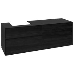 Villeroy & Boch Villeroy & Boch Waschtischunterschrank Collaro C07800 1600x548x500mm 4 Ausz. Waschtisch li Black Oak C07800AB