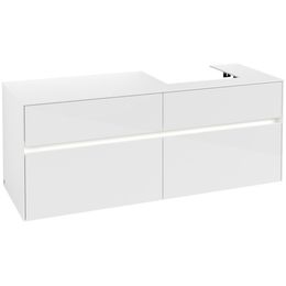 Villeroy & Boch Villeroy & Boch Waschtischunterschrank Collaro C075B0 1400x548x500mm mit Beleuchtung C075B0DH