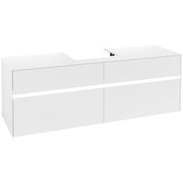 Villeroy & Boch Villeroy & Boch Waschtischunterschrank Collaro C077B0 1600x548x500mm mit Beleuchtung C077B0MS