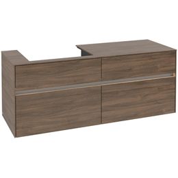 Villeroy & Boch Villeroy & Boch Waschtischunterschrank Collaro C085B0 1400x548x500mm mit Beleuchtung C085B0VH