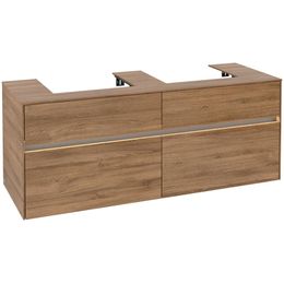 Villeroy & Boch Villeroy & Boch Waschtischunterschrank Collaro C076B0 1400x548x500mm mit Beleuchtung C076B0RH