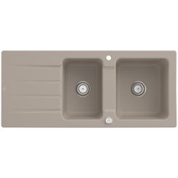 Villeroy & Boch Villeroy & Boch Einbausp&uuml;le Architectura 80 1160x510mm Exc-Garn. aus Keramik Almond cplus, 338002AM 338002AM