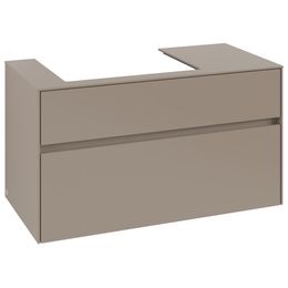 Villeroy & Boch Villeroy & Boch Waschtischunterschrank Collaro C017B0 1000x548x500mm m. Bel. 2 Ausz. Waschtisch li T C017B0VM