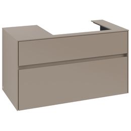 Villeroy & Boch Villeroy & Boch Waschtischunterschrank Collaro C018B0 1000x548x500mm m. Bel. 2 Ausz. Waschtisch re T C018B0VM