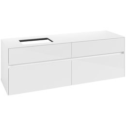 Villeroy & Boch Villeroy & Boch Waschtischunterschrank Collaro C12100 1600x548x500mm Glossy White C12100DH