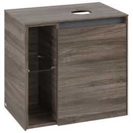 Villeroy & Boch Villeroy & Boch Waschtischunterschrank Collaro 600x548x380mm 1trg. A:re Waschbecken re Stone Oak C15100RK
