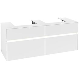 Villeroy & Boch Villeroy & Boch Waschtischunterschrank Collaro C076B0 1400x548x500mm mit Beleuchtung C076B0MS