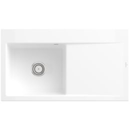 Villeroy & Boch Villeroy & Boch Einbausp&uuml;le Subway Style 50 1000x510mm Ablgarn. IB li Keram. Snow White cplus, 33520 335201KG
