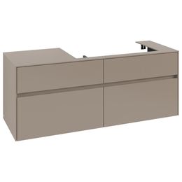 Villeroy & Boch Villeroy & Boch Waschtischunterschrank Collaro C090B0 1400x548x500mm m. Bel. 4 Ausz. Waschtisch re T C090B0VM