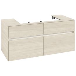 Villeroy & Boch Villeroy & Boch Waschtischunterschrank Collaro C087B0 1200x548x500mm m. Bel. 4 Ausz. Waschtisch mitt C087B0AA