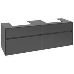 Villeroy & Boch Villeroy & Boch Waschtischunterschrank Collaro C021B0 1600x548x500mm m. Bel. 4 Ausz. f&uuml;r 2 Waschtisc C021B0VR