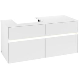 Villeroy & Boch Villeroy & Boch Waschtischunterschrank Collaro C071B0 1200x548x500mm mit Beleuchtung C071B0MS
