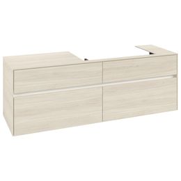 Villeroy & Boch Villeroy & Boch Waschtischunterschrank Collaro C02700 1600x548x500mm 4 Ausz. Waschtisch re White Oak C02700AA