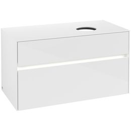Villeroy & Boch Villeroy & Boch Waschtischunterschrank Collaro C040B0 1000x548x500mm mit Beleuchtung C040B0DH