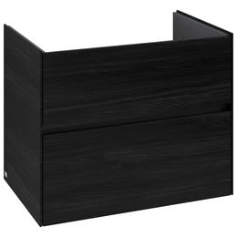 Villeroy & Boch Villeroy & Boch Waschtischunterschrank Collaro 761x610x480mm m. Bel. 2 Ausz. Waschtisch mittig Black C144B0AB