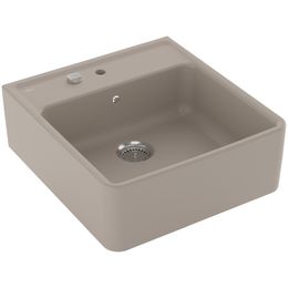 Villeroy & Boch Villeroy & Boch Sp&uuml;lstein 595x630mm Exc-Garn. Sp&uuml;lbecken m.tig Keram. Almond cplus, 632062AM 632062AM