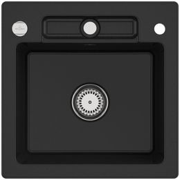 Villeroy & Boch Villeroy & Boch Einbausp&uuml;le Siluet 50 S 510x510mm Exc-Garn. aus TitanCeram Chrom.e cplus, 334502J0 334502J0