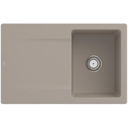 Villeroy & Boch Villeroy & Boch Einbausp&uuml;le Siluet 45 800x510mm Ablgarn. aus TitanCeram, 333401AM 333401AM