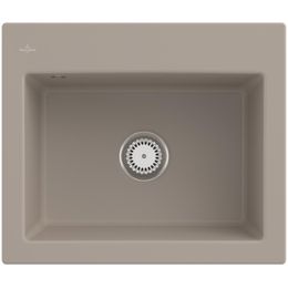 Villeroy & Boch Villeroy & Boch Einbausp&uuml;le Subway 60 S 600x510mm Ablgarn. aus Keramik Almond cplus, 330901AM 330901AM