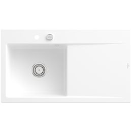 Villeroy & Boch Villeroy & Boch Einbausp&uuml;le Subway Style 50 1000x510mm Exc-Garn. IB li Keram. Stone White cplus, 335 335202RW