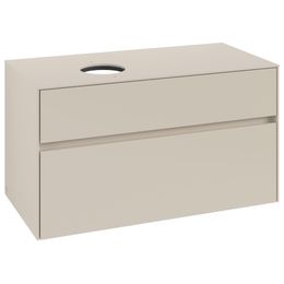 Villeroy & Boch Villeroy & Boch Waschtischunterschrank Collaro C03900 1000x548x500mm 2 Ausz. Waschtisch li Cashmere C03900VN