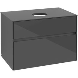 Villeroy & Boch Villeroy & Boch Waschtischunterschrank Collaro C037 800x548x500mm 2 Ausz. Waschtisch m.tig Glossy Gr C03700FP