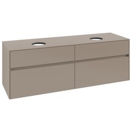 Villeroy & Boch Villeroy & Boch Waschtischunterschrank Collaro C052B0 1600x548x500mm m. Bel. 4 Ausz. f&uuml;r 2 Waschtisc C052B0VM