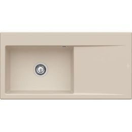 Villeroy & Boch Villeroy & Boch Einbausp&uuml;le Subway Style 60 336201 1000x 510mm IB li aus Keramik Almond cplus, 33620 336200AM