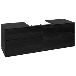 Villeroy & Boch Villeroy & Boch Waschtischunterschrank Collaro C02500 1600x548x500mm 4 Ausz. Waschtisch mittig Black C02500AB