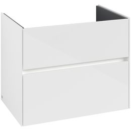 Villeroy & Boch Villeroy & Boch Waschtischunterschrank Collaro C144B0 472x609,5x761mm mit Beleuchtung Glossy White C144B0DH