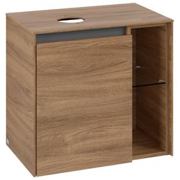 Villeroy & Boch Villeroy & Boch Waschtischunterschrank Collaro 600x548x380mm 1trg. A:li Waschbecken li Kansas Oak C15200RH