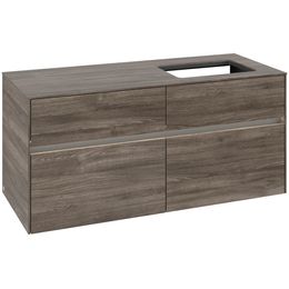 Villeroy & Boch Villeroy & Boch Waschtischunterschrank Collaro C114B0 1200x548x500mm mit Beleuchtung Stone Oak C114B0RK