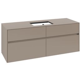 Villeroy & Boch Villeroy & Boch Waschtischunterschrank Collaro C11600 1400x548x500mm 4 Ausz. Waschtisch mittig Taupe C11600VM