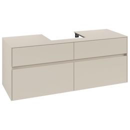 Villeroy & Boch Villeroy & Boch Waschtischunterschrank Collaro C07300 1400x548x500mm 4 Ausz. Waschtisch mittig Cashm C07300VN