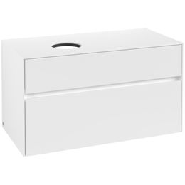 Villeroy & Boch Villeroy & Boch Waschtischunterschrank Collaro C039 1000x548x 500mm 2 Ausz. Waschbecken li White Mat C03900MS