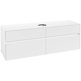 Villeroy & Boch Villeroy & Boch Waschtischunterschrank Collaro C049 1600x548x500mm 4 Ausz. Waschtisch m.tig White Ma C04900MS