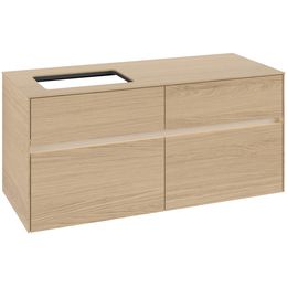 Villeroy & Boch Villeroy & Boch Waschtischunterschrank Collaro C113B0 1200x548x500mm mit Beleuchtung Nordic Oak C113B0VJ