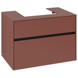 Villeroy & Boch Villeroy & Boch Waschtischunterschrank Collaro C06900 800x548x500mm 2 Ausz. Waschtisch mittig Wine R C06900AH